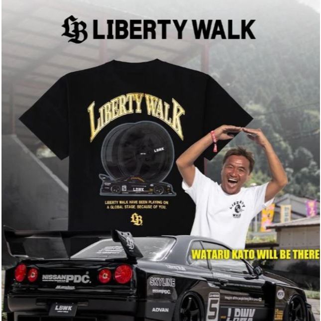 Liberty Walk LBWK T-Shirt Minicar A GoGo Japan Exclusive (Size XL ...