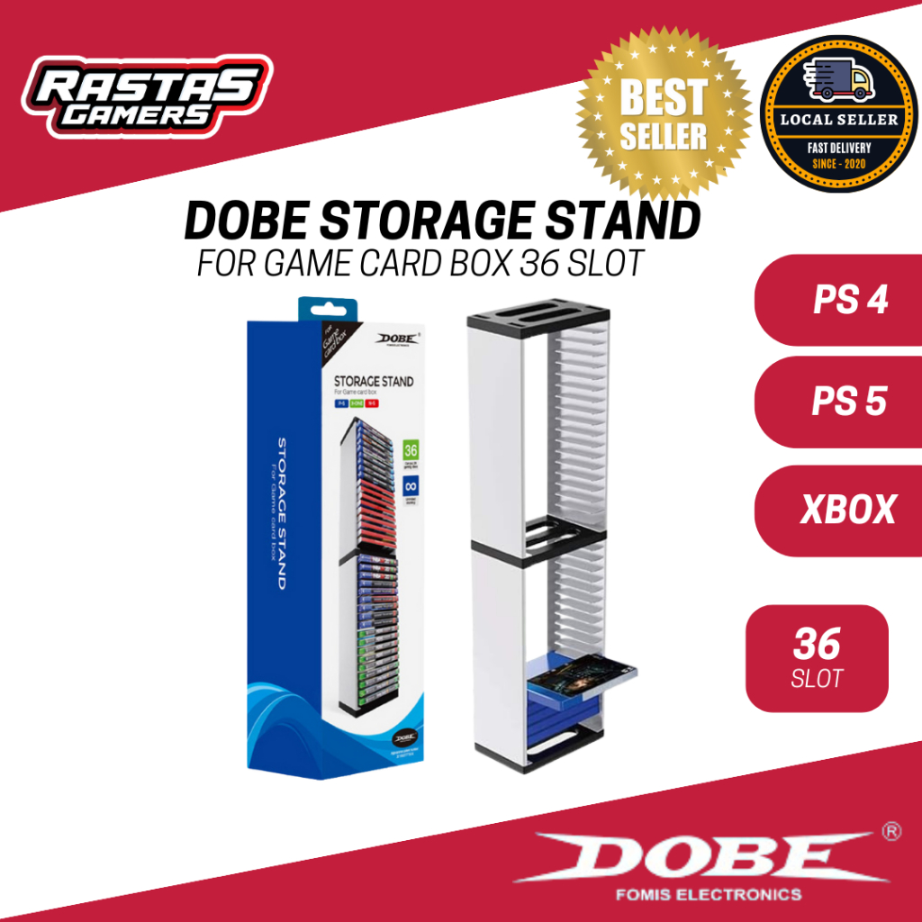 Dobe Storage Stand 12slot 36slot For PS5/XBOX/NINTENDO | Shopee Malaysia