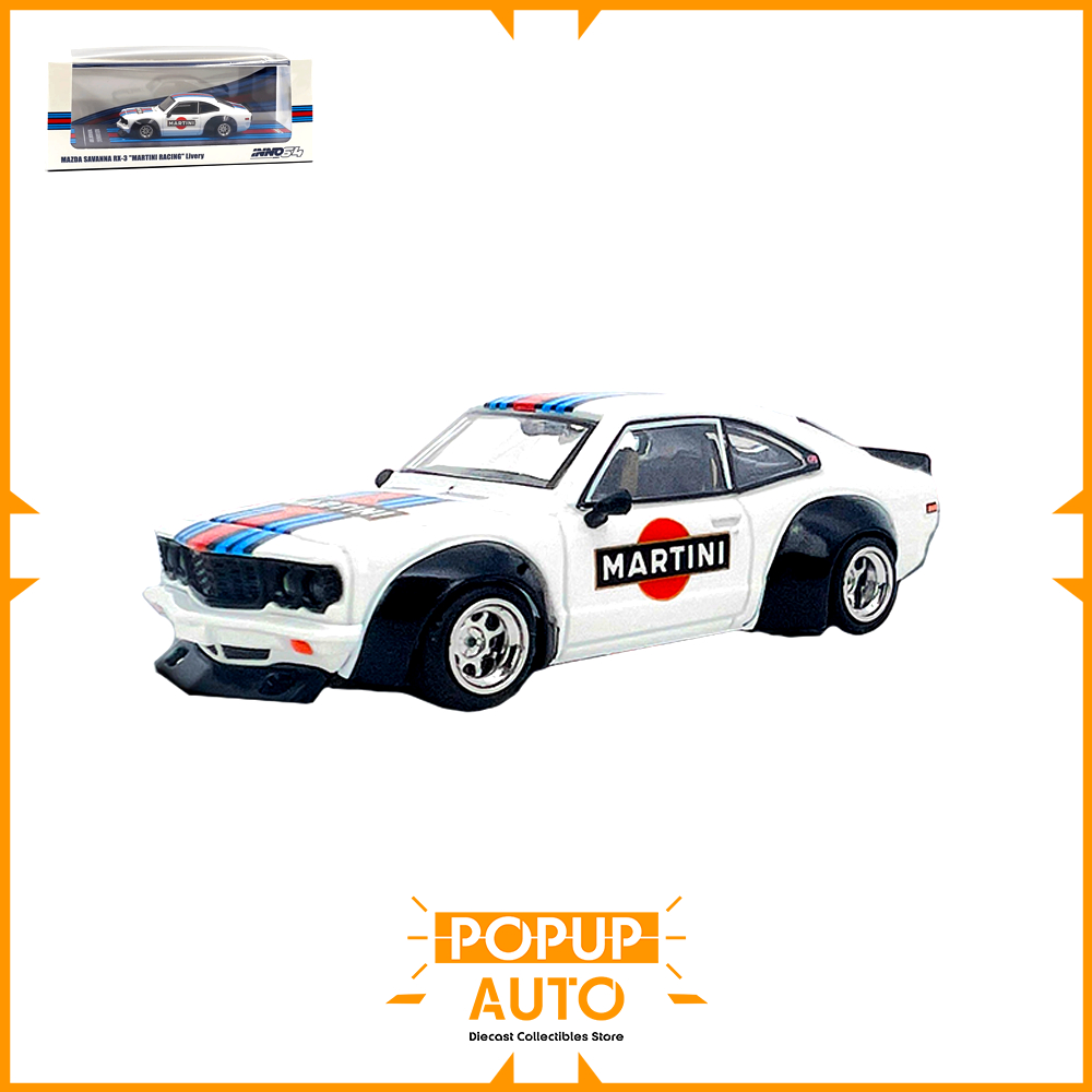 Inno64 1:64 Mazda Savanna RX3 Martini Racing Livery IN64-RX3-MTN ...