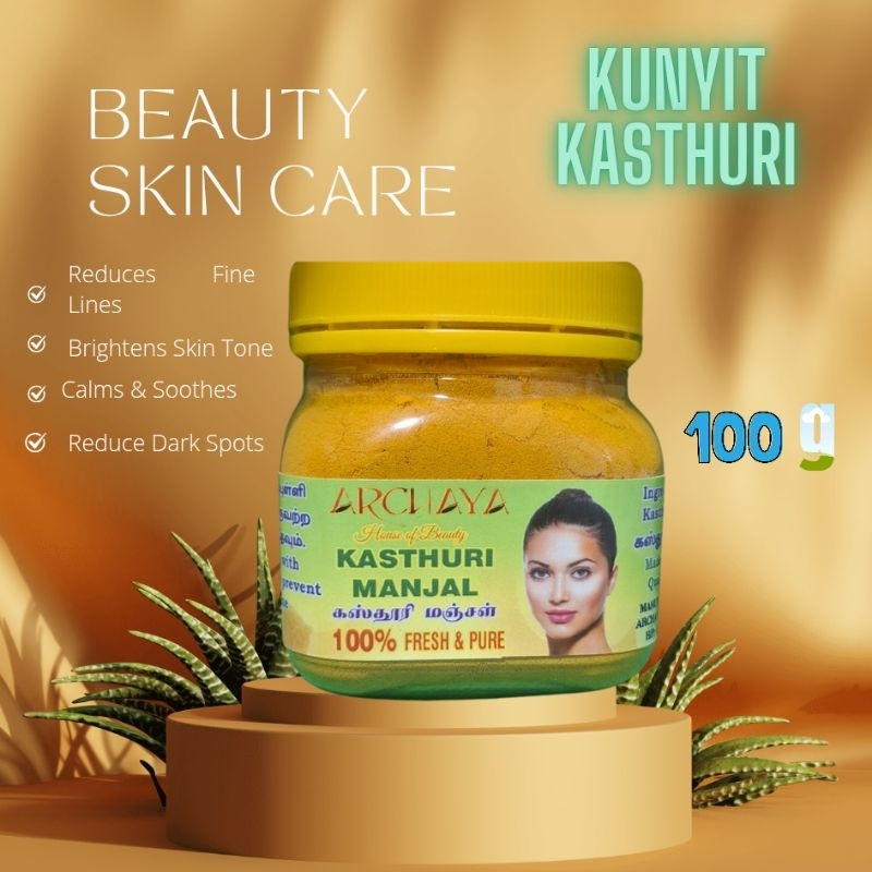 Kasthuri Manjal Face Mask/ Wild turmeric powder 100gm | Shopee Malaysia
