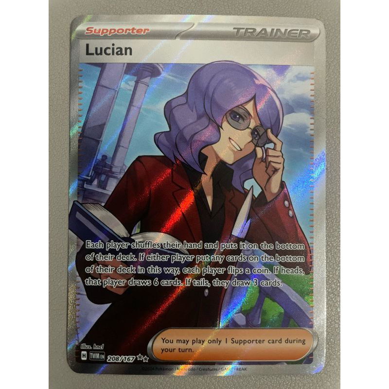 Pokemon PTCG SV06 Twilight Masquerade - 208/167 Lucian (Ultra Rare) | Shopee Malaysia