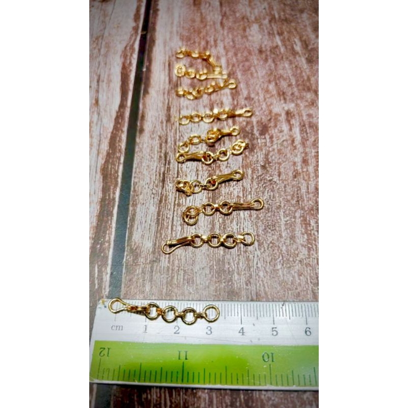 Gold back chain 5 cm (per pack 10 pcs) | Shopee Malaysia
