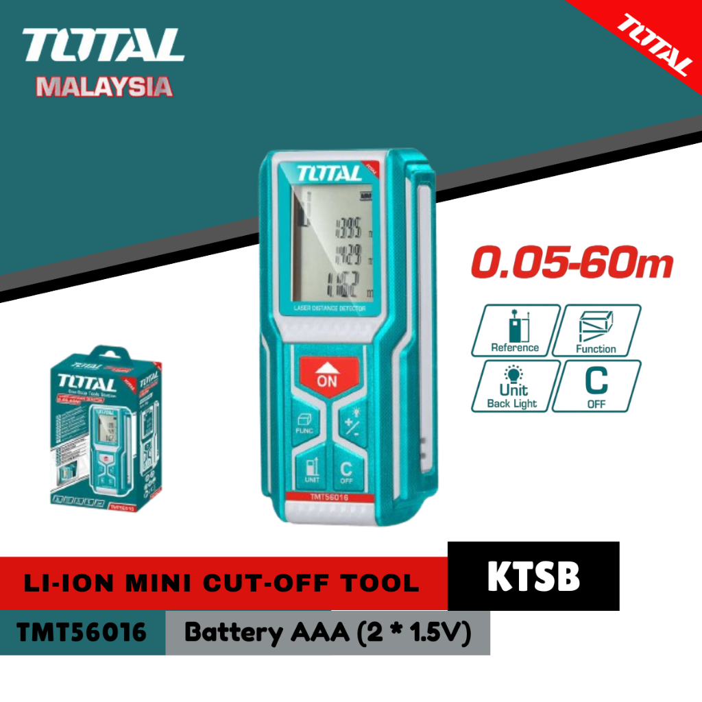 TOTAL TMT56016 Laser Distance Detector | Shopee Malaysia