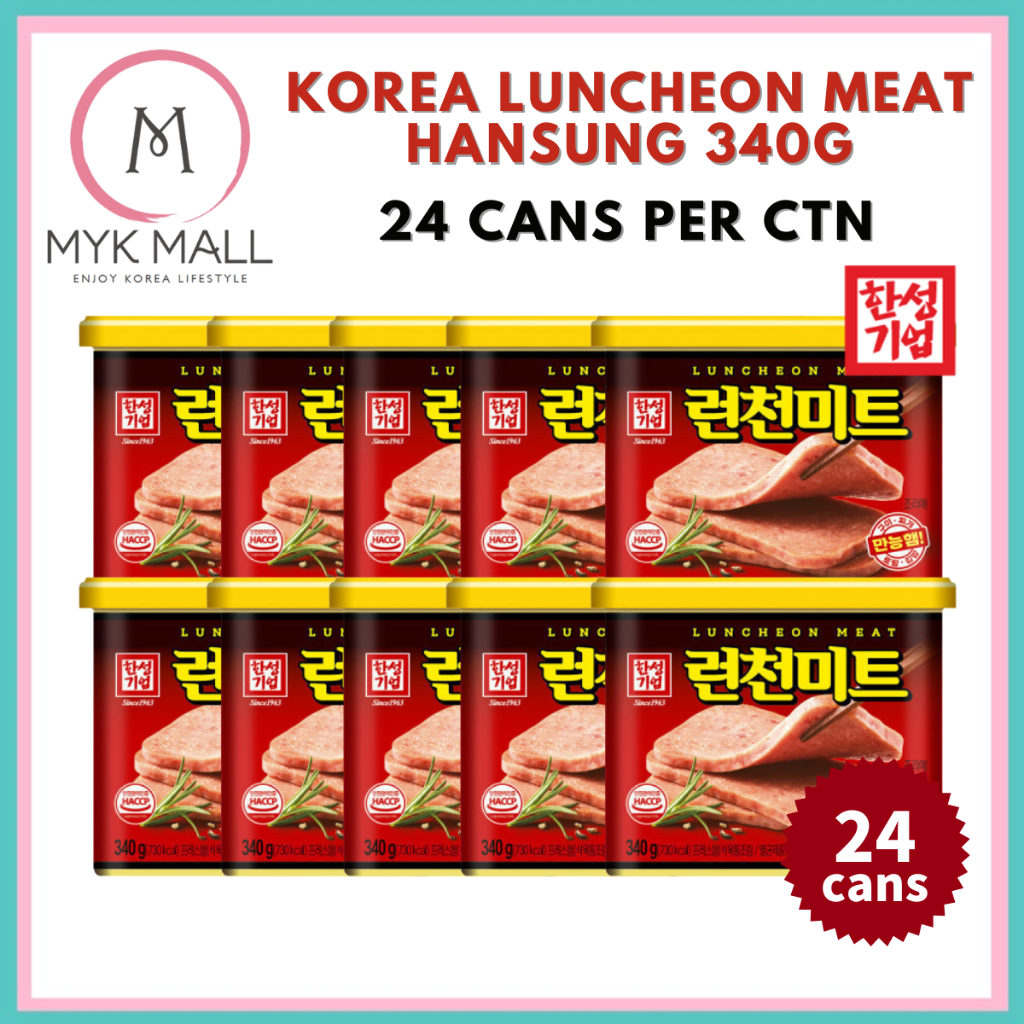 Korea Hansung Luncheon Meat 340g x 24cans | Shopee Malaysia