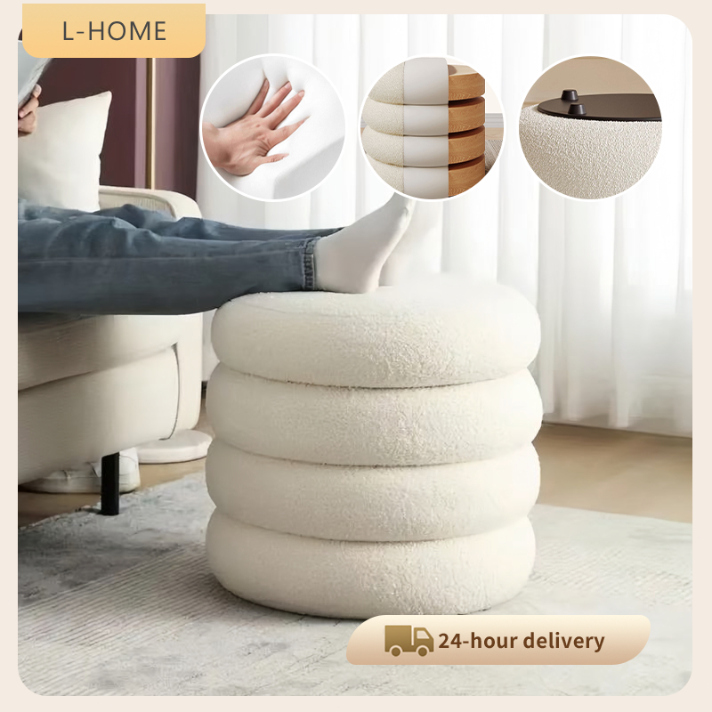 Bangku Kaki & Kerusi Kecil Serbaguna Reka Bentuk Minimalis | Shopee ...