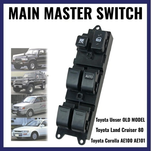 TOYOTA UNSER LANDCRUISER COROLLA AE101 AE100 OLD MODEL POWER WINDOW ...