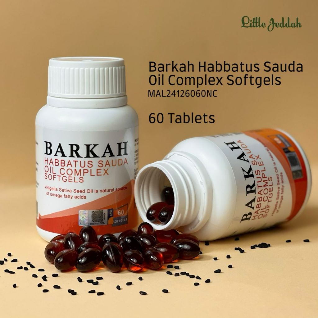 Barkah Habbatus Sauda/Black Seed Oil Complex (60 Softgels) | Shopee ...
