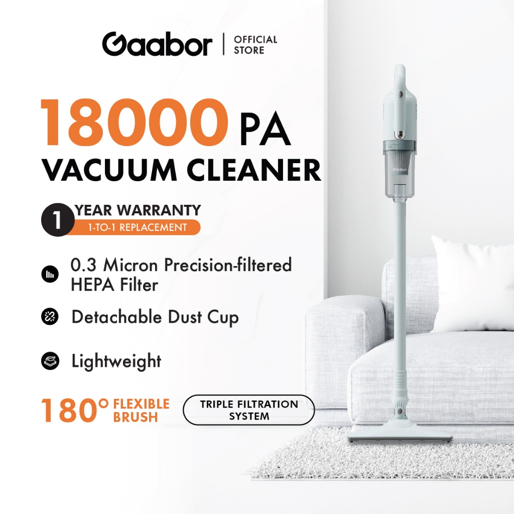 Gaabor Corded Handheld 18000Pa Strong Suction 2in1 Lightweight Vacuum ...