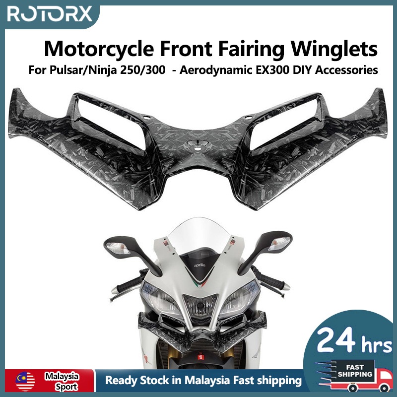 Motorcycle Front Fairing Winglets for Pulsar/Ninja 250/300 ...