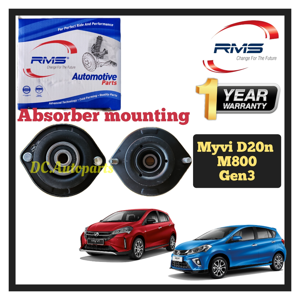 (WARRANTY 1YEAR ) RMS FRONT ABSORBER MOUNTING PERODUA MYVI D20N M800 ...