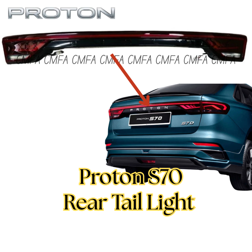 Proton S70 Rear Bonnet Light Tail Light Bar Lamp Rear Center Lamp Brake ...