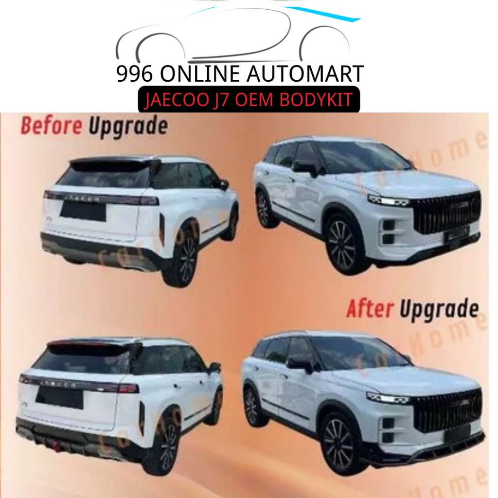 JAECOO J7 OEM BODYKIT PP MATERIAL FRONT & REAR BODYKIT GOOD FITMENT ...