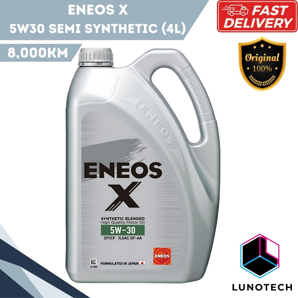 [ORIGINAL] 2025 PACKING ENEOS Semi Synthetic 5W30 Engine Oil Eneos X ...