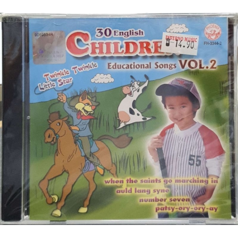 30 English Children Educational Songs Vol.2 (CD) | Shopee Malaysia