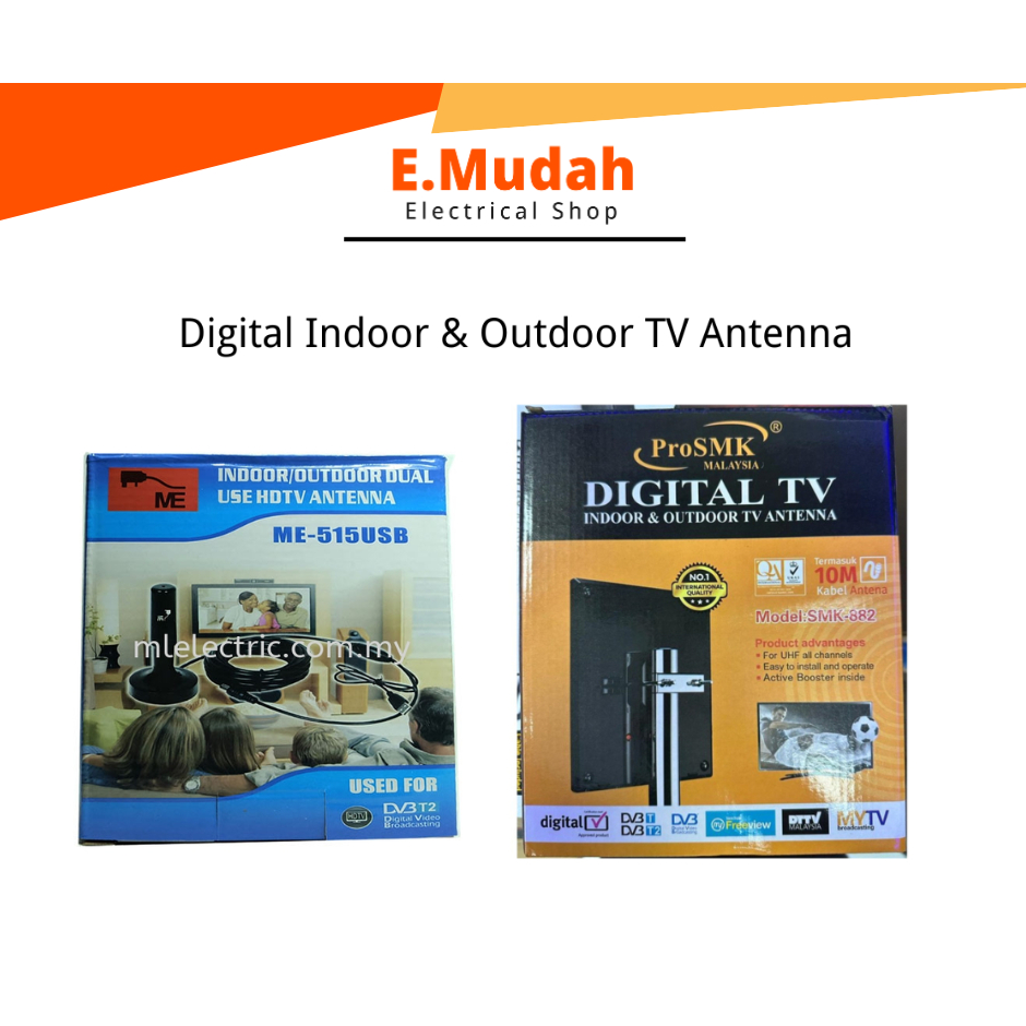 Digital Indoor Antenna | / Digital Antenna Indoor & Outdoor 2 in 1 (USB ...