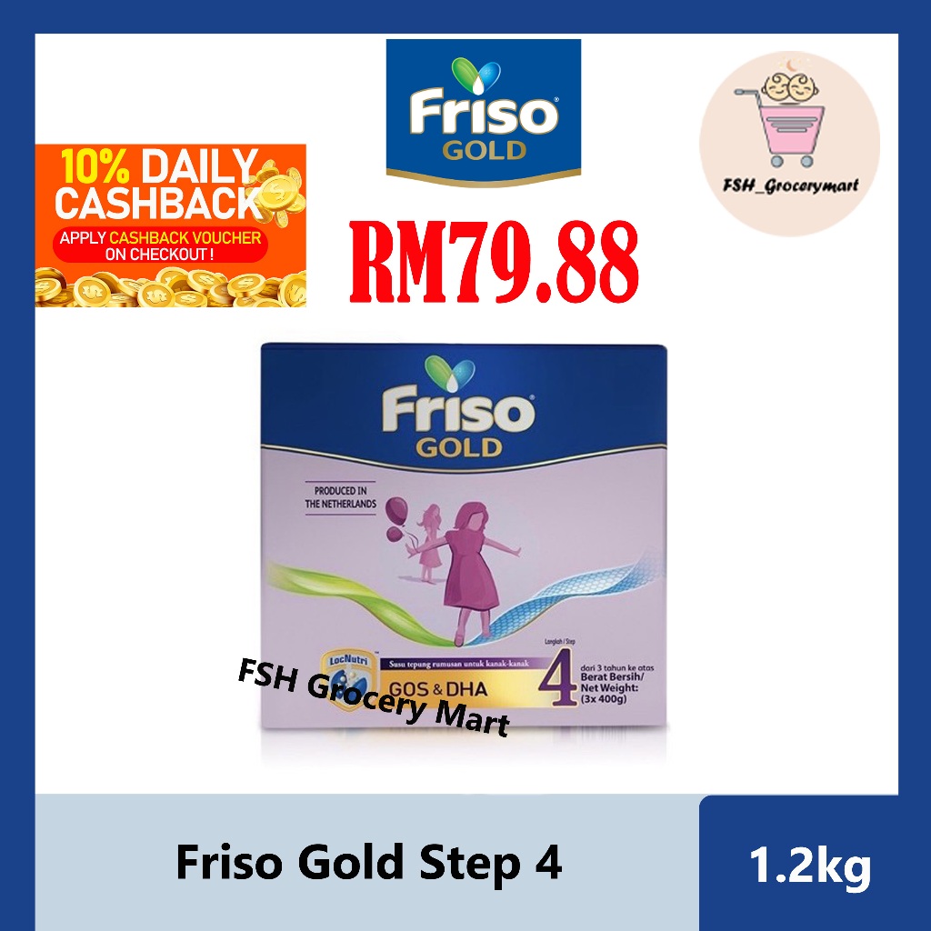 FRISO GOLD STEP 4 1.2KG (Friso 4) | Shopee Malaysia