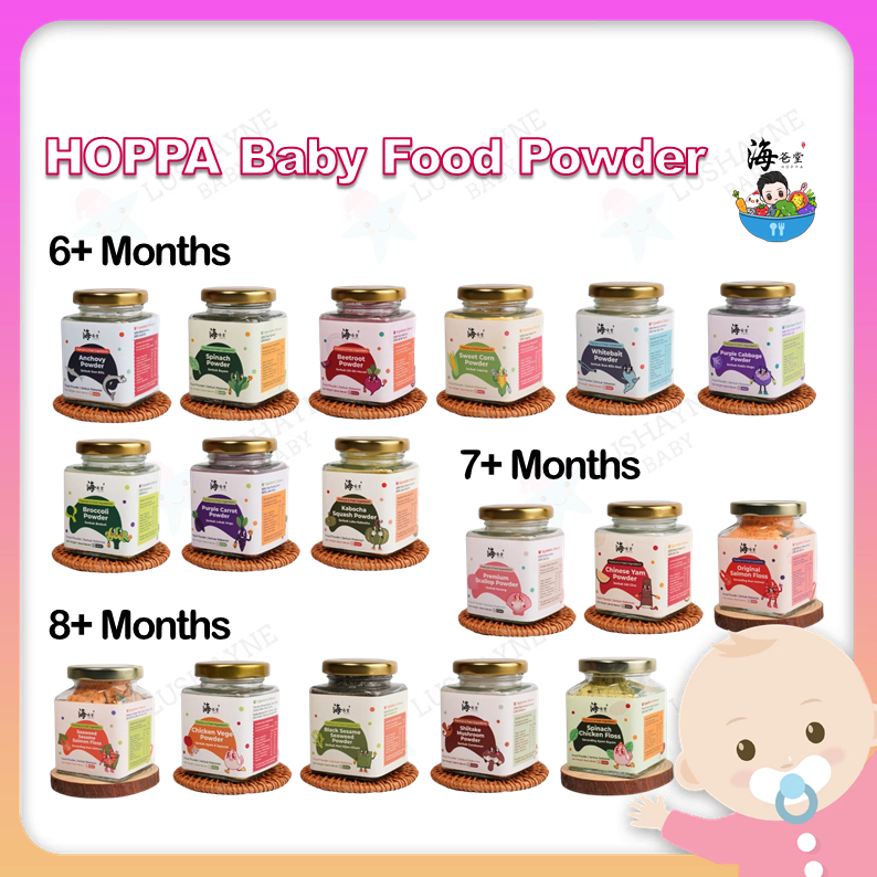 HOPPA Baby Food Powder 6-8+ Months Healthier Choice Serbuk Makanan Bayi ...