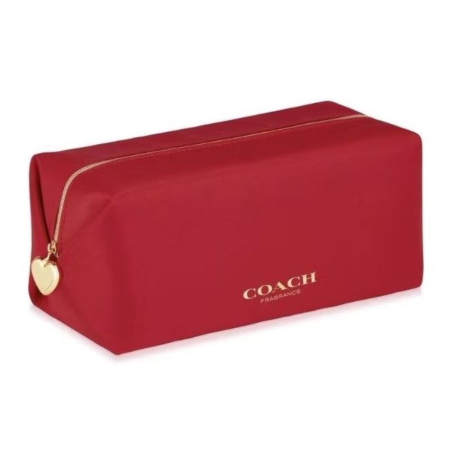 COACH Fragrance LOVE pouch bag ~ Red | Shopee Malaysia