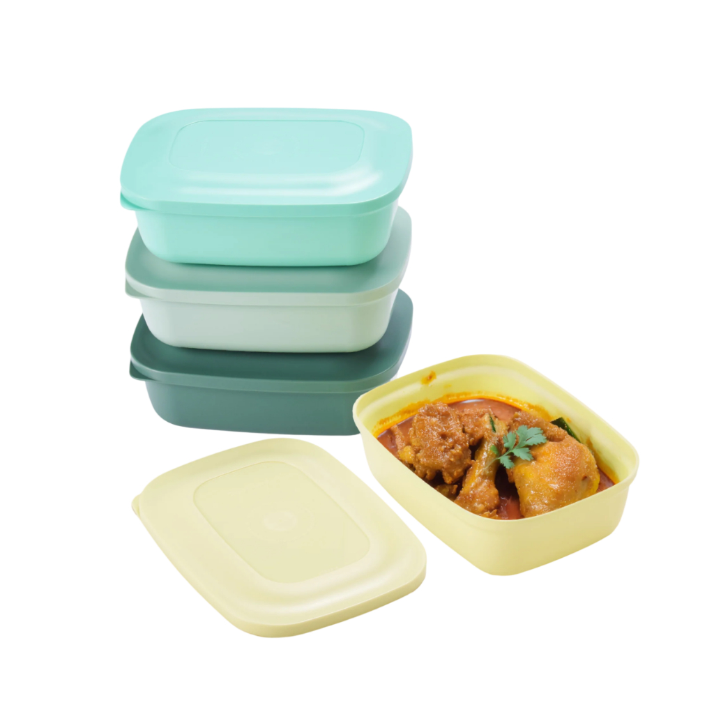 [READY STOCK] ‼️SALE‼️ Tupperware Small Rectangular Saver (4pcs)500ml ...