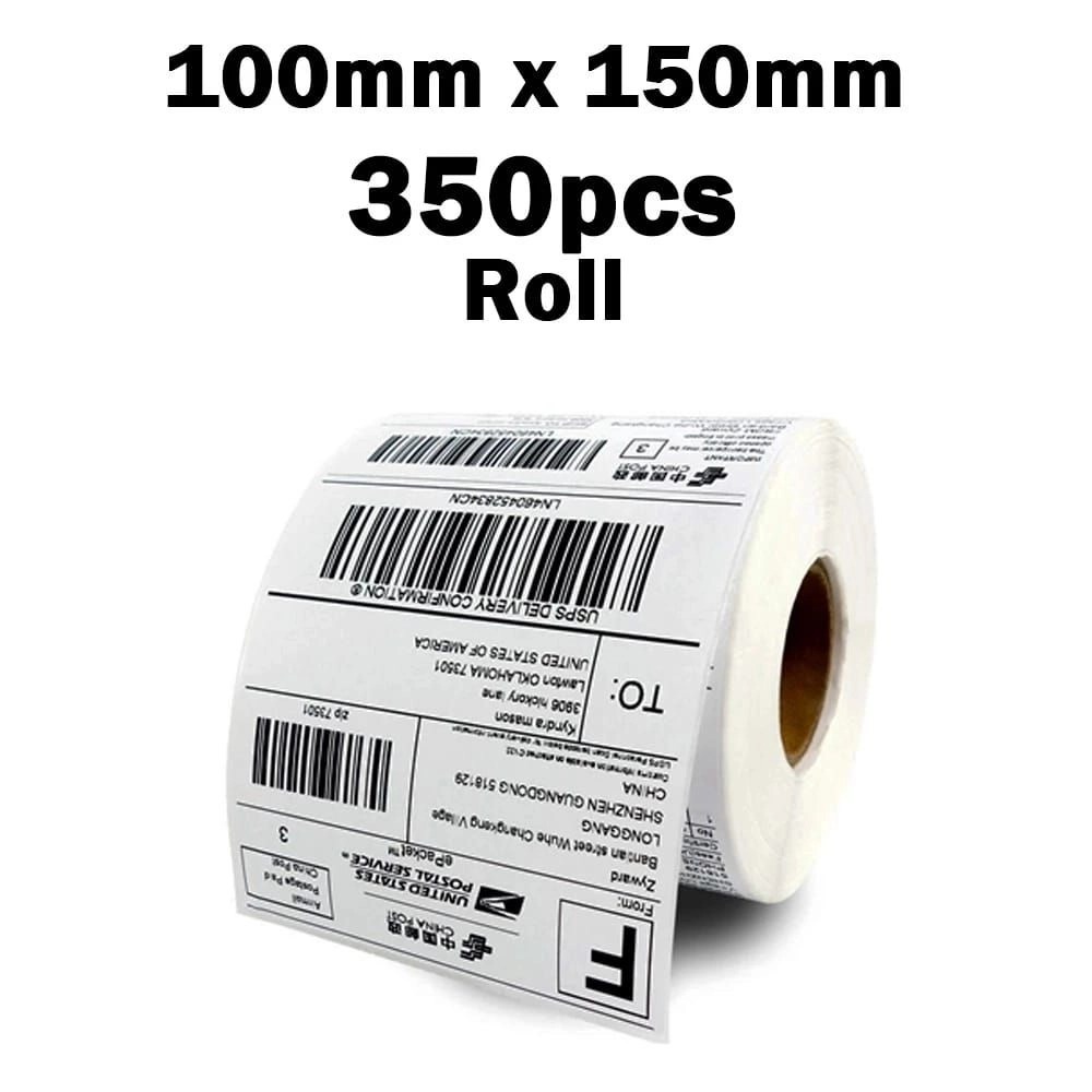 A6 Thermal Sticker Waybill Consignment Note 100mm x 150mm (350 pcs ...