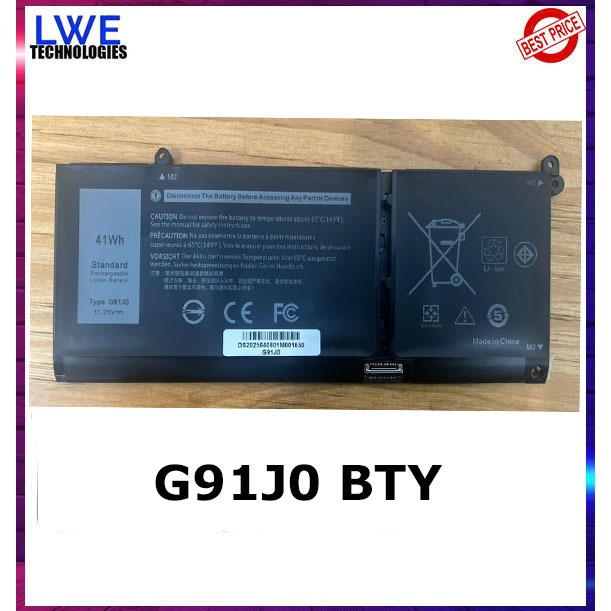 Dell 927N5 G91J0 MGCM5 GDM50 11.25V 41WH Latitude 3320 3420 3520 ...