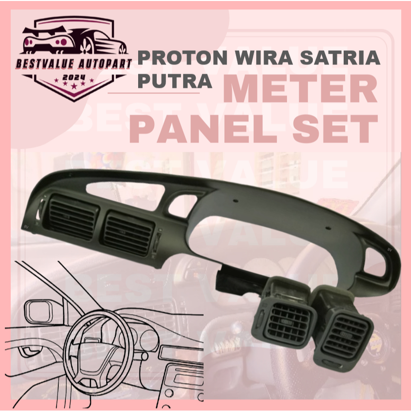 💫MALAYSIA READY STOCK💫PROTON WIRA SATRIA ARENA PUTRA DASHBOARD METER ...