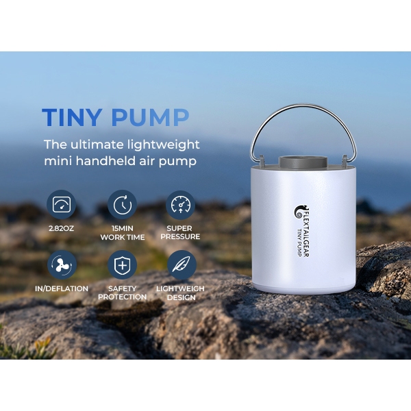 Air Pump Mini Inflate Deflate Portable Air Pump for Air Mattress Pool ...