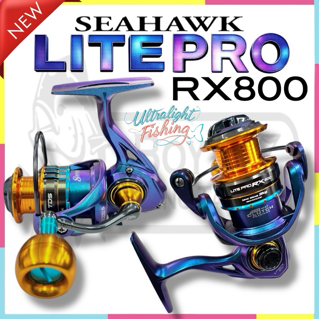 2025 SEAHAWK LITE PRO RX800 SPINNING REEL ULTRALIGHT UL FISHING REEL ...