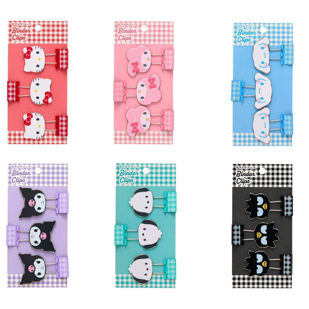 [Direct from Japan] Sanrio Double Clips 3Set Japan NEW Sanrio ...