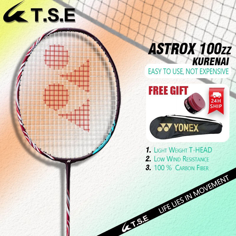 YONEX ASTROX 100ZZ Kurenai Badminton Racket Made in China carbon racket with for Lee Chong wei's ...