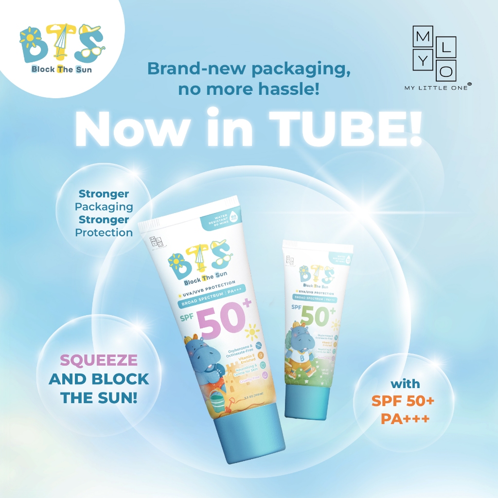 MyLO BTS Kids Sunscreen Stick Sunblock Lotion - SPF50+, UVA UVB, 80min ...