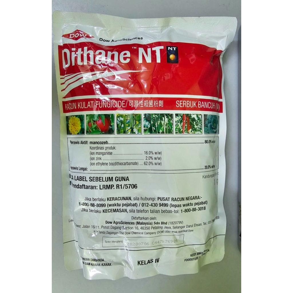 Dithane NT 1kg mancozeb Racun Kulat Fungicide Racun Antraknos / Kulapuk Downy / Bintik Daun ...
