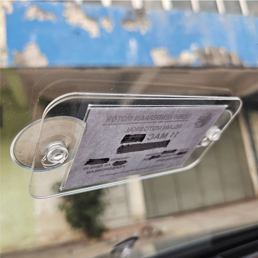 Car Road Tax Holder Puspakom Plate RFID TNG Tag Holder Lorry Van Bus ...
