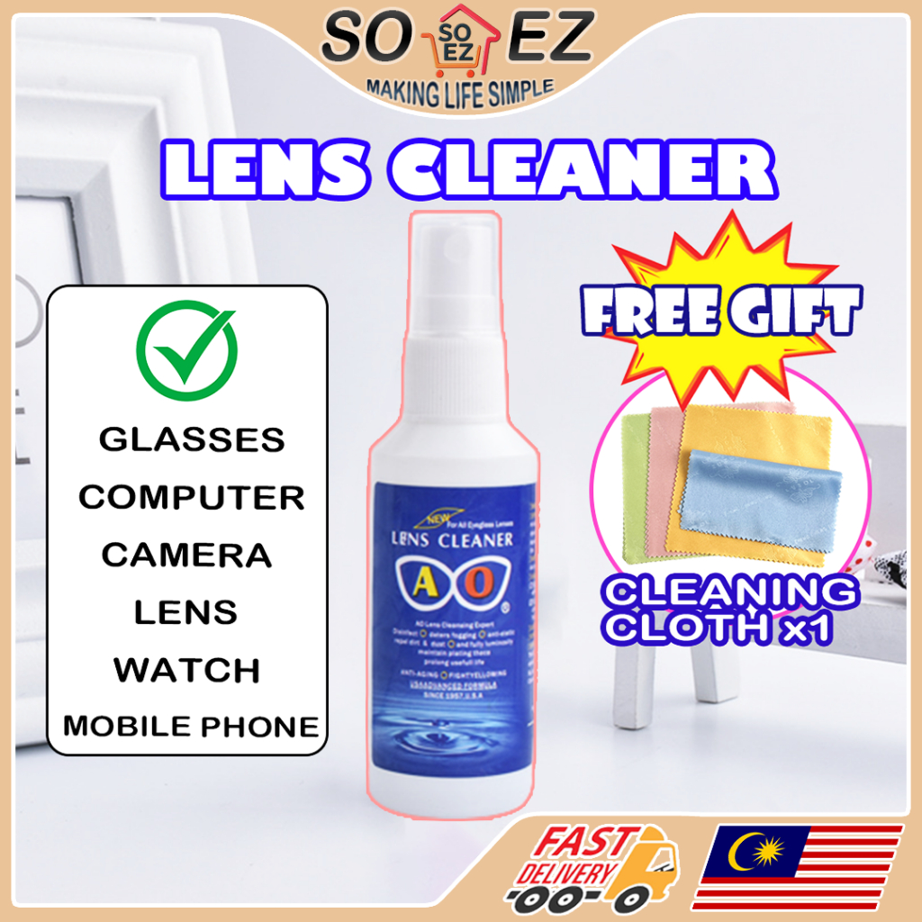 SOEZ Lens Cleaner Spray Spectacles Cleaner Glasses Sunglasses Spray ...