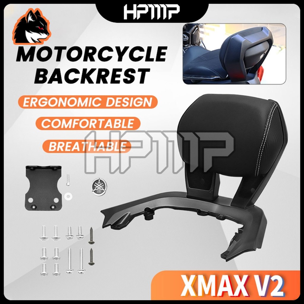 Yamaha XMax V2 250 BackRest X-Max Back Rest Rear Back Seat Yamaha X-MAX ...