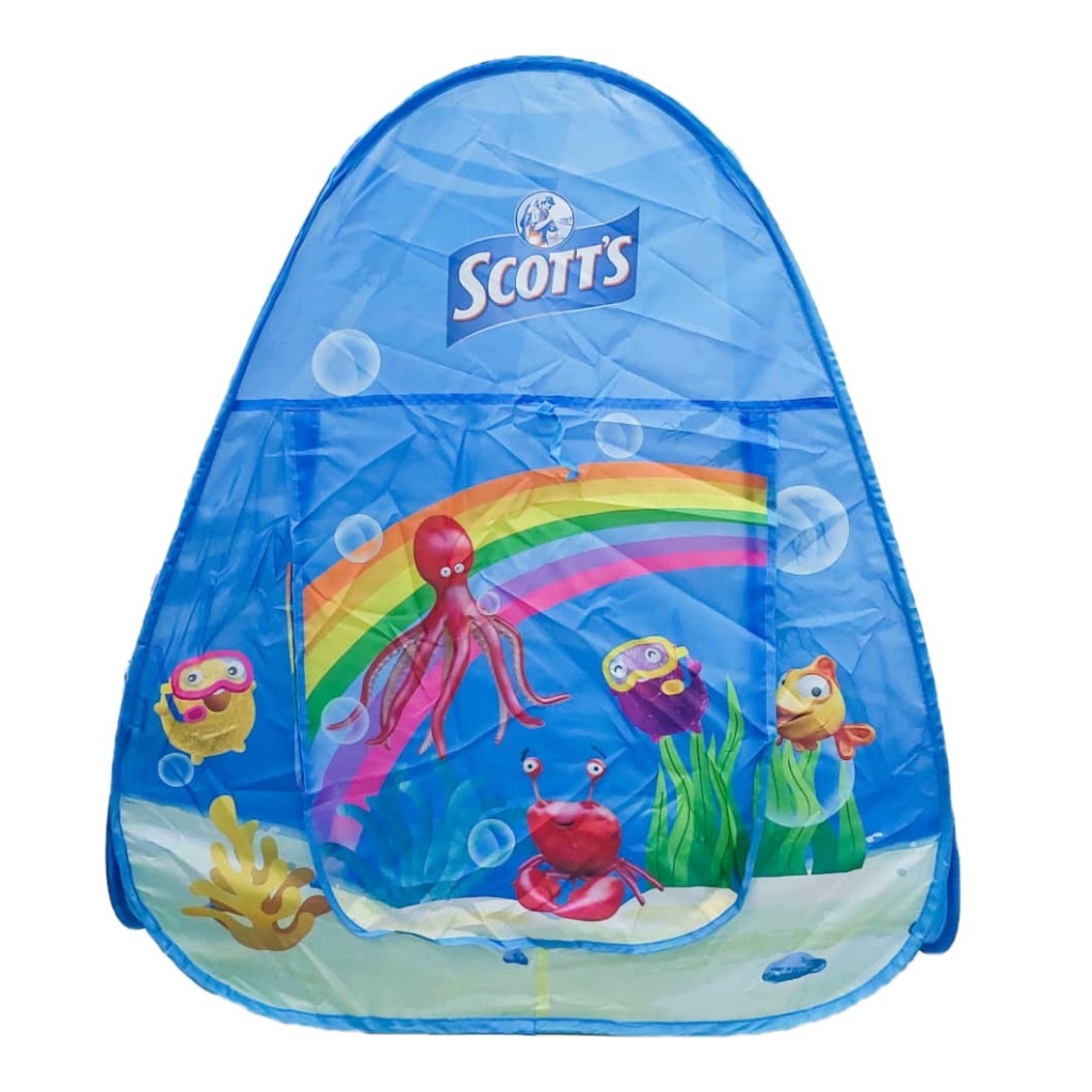 Scott 's Ocean Theme Play Tent Kids Foldable Tent | Shopee Malaysia