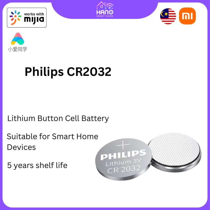 [READY STOCK] Button Cell Battery 2032 Smart Home Devices Sensors Car ...