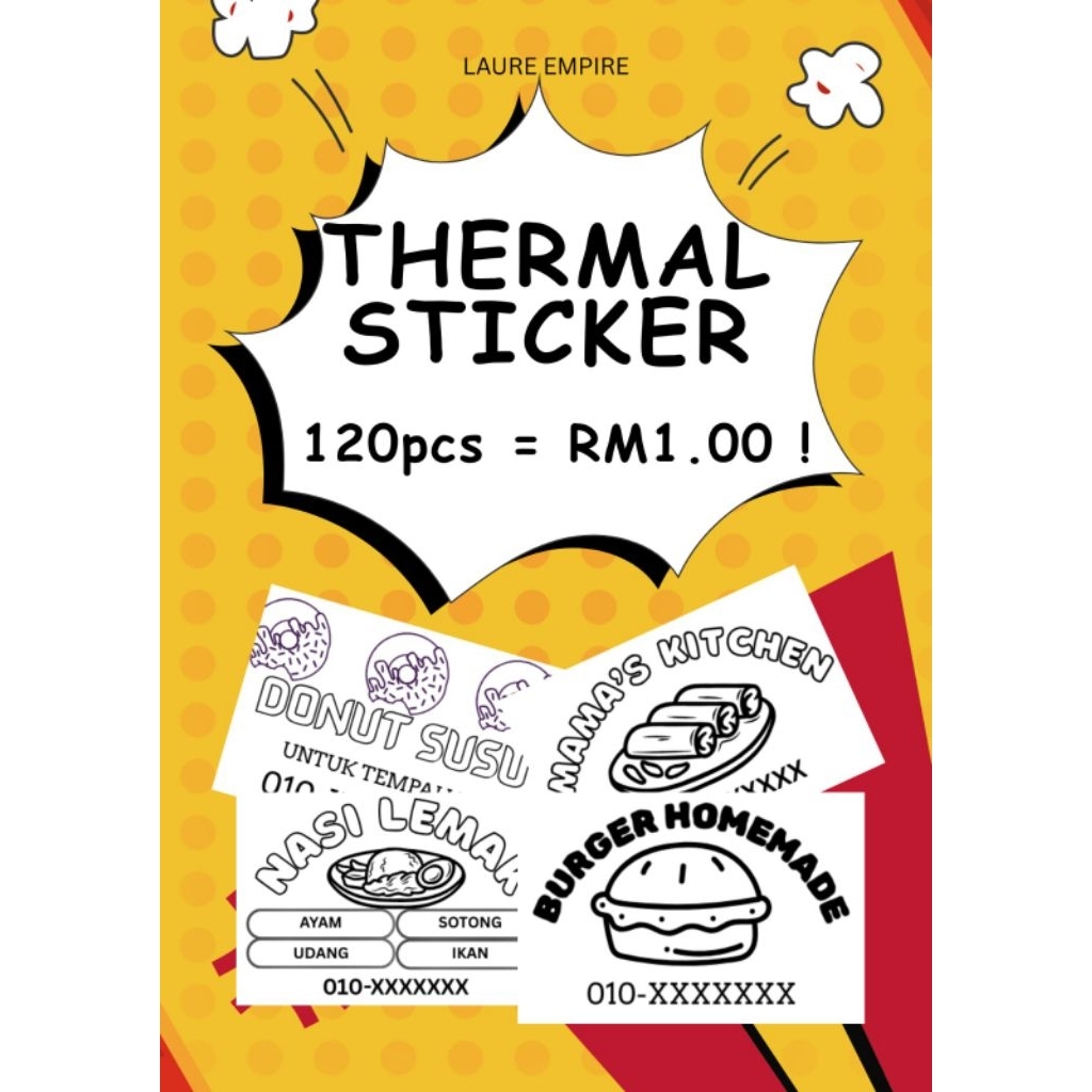 STICKER MURAH / STICKER SERINGGIT / STICKER RM1 | Shopee Malaysia