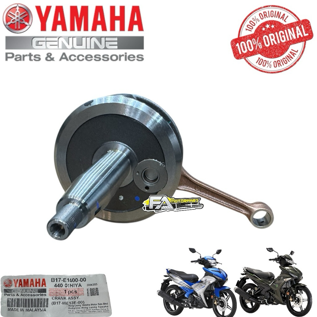 CRANKSHAFT YAMAHA Y15 V1 V2 ORIGINAL HLY | Shopee Malaysia
