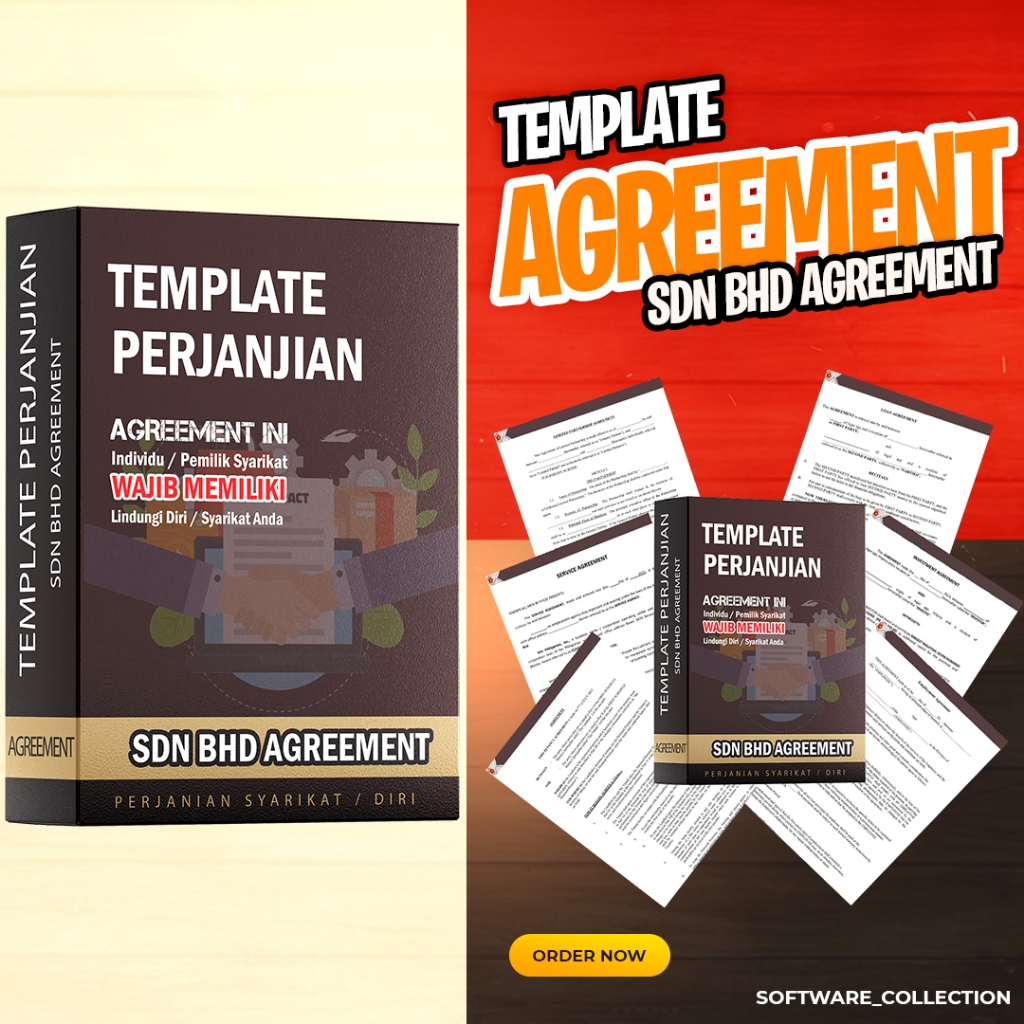 🔥 Template Agreement Sdn Bhd Enterprise 🔥Perjanjian Template Full Set ...
