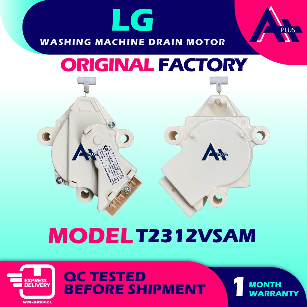 (ORIGINAL FACTORY) WF-T700 / WF-T800C / WF-T950 / WF-CL750 LG Washing Machine Drain Motor ...