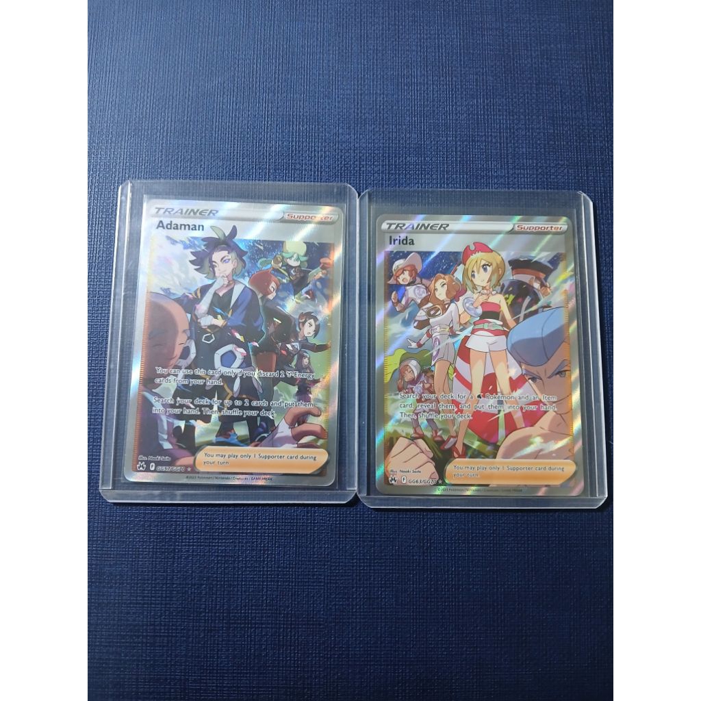 Adaman And Irida Ultra Rare GG57/GG70 GG63/GG70 Crown Zenith English Pokemon Card | Shopee Malaysia