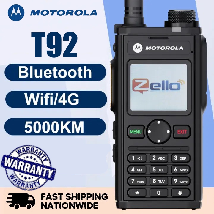 Motorola T92 5000KM Global 4G/5G/Wifi GPS Network RadioLong Range ...
