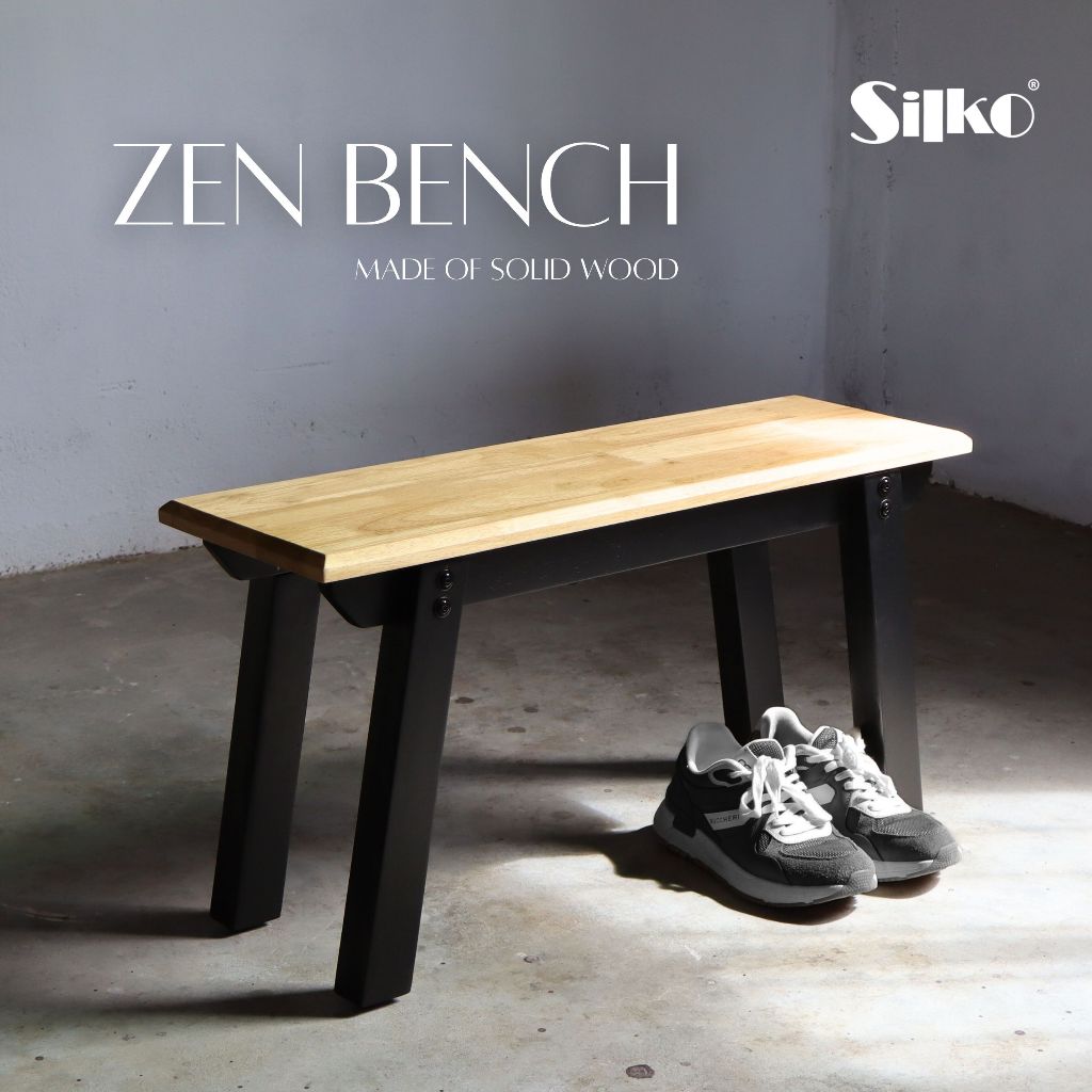 ZEN Bench made of solid Rubberwood for home shoe bench entrance bench ...