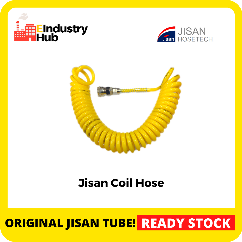 Jisan 12mm x 8mm x 7.5m / 8mm x 5mm x 7.5m Coil Spring Hose Pipe Coil ...