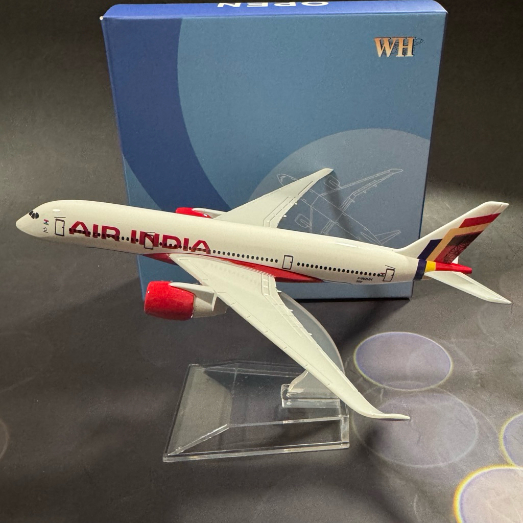Air India A320/A350 Aircraft Model 16cm Die-cast Metal Airplane ...