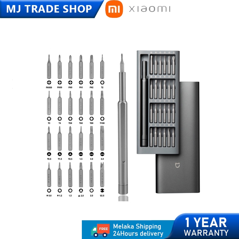 Xiaomi Mijia Electric Precision Screwdriver Set 24 Bits S2 Steel 350mAh ...