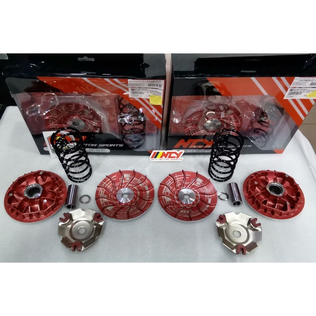(READY STOCK ️) 100%ORIGINAL NCY PULLEY KIT+CVT SPRING 1000RPM +WITH ...