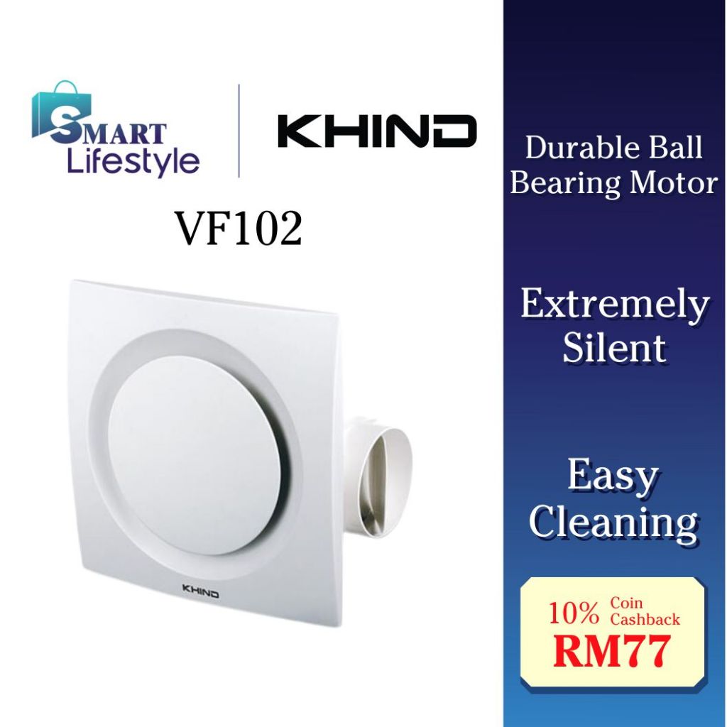 KHIND VENTILATION FAN CEILING TYPE (10") VF102 / MORGAN (120mm) MVF ...