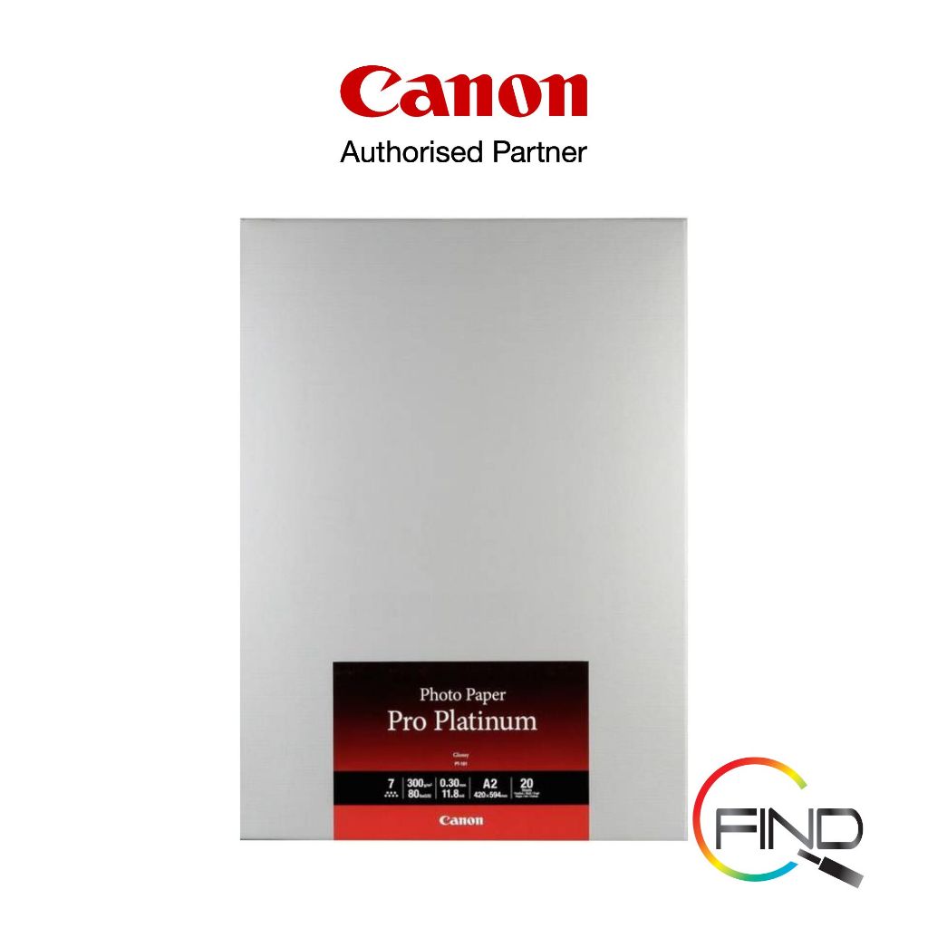 Canon PT-101 A2 (20 sheets) Photo Paper Pro Platinum (300g/m2) for ...